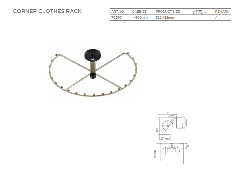 CORNER CLOTHES RACK - Higold Group Co., LTD.,