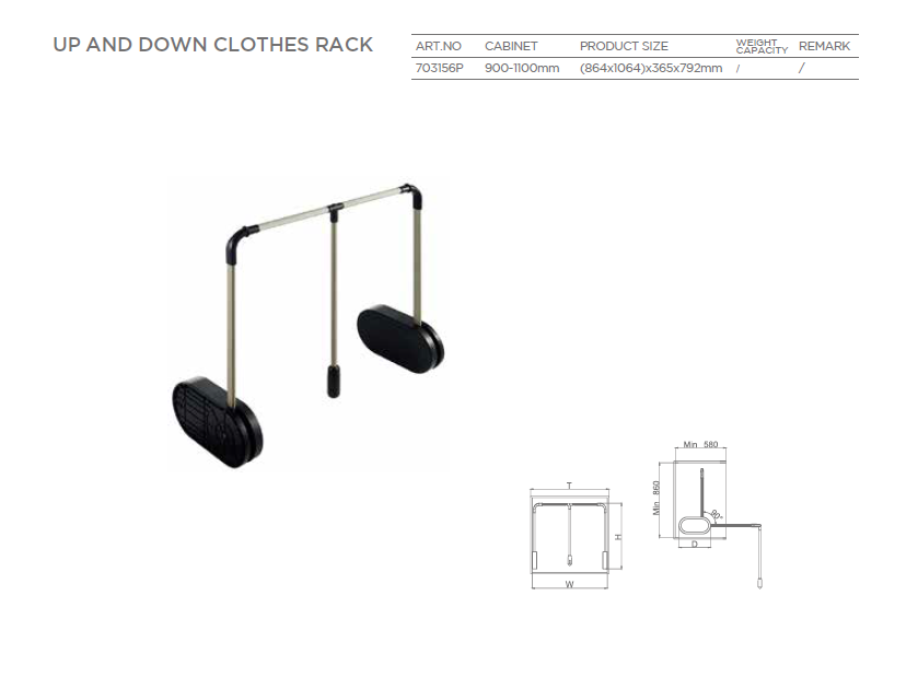 UP AND DOWN CLOTHES RACK - Higold Group Co., LTD.,